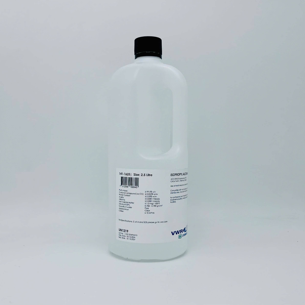 Hóa chất Isopropyl Alcohol ≥ 99.5% (ACS, Hãng VWR, Chai 2.5L, Cas 67-63-0) [LAB] | Shopee Việt Nam
