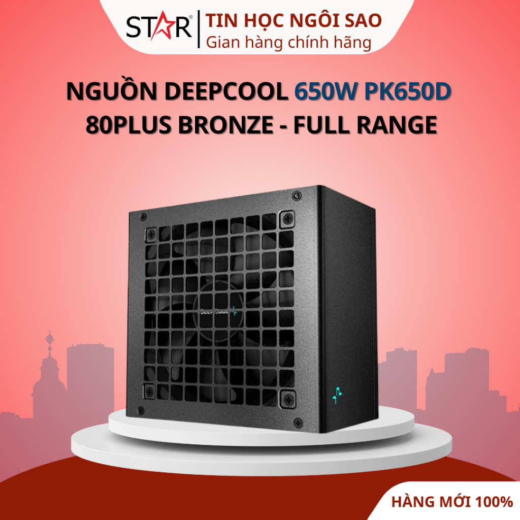Nguồn Deepcool 650W Pk650D 80Plus Bronze - Full Range - Bảo hành 36 ...