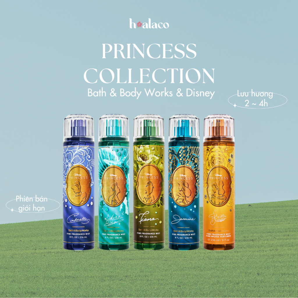 BODY MIST BỘ CÔNG CHÚA DISNEY - PHIÊN BẢN GIỚI HẠN XỊT THƠM TOÀN THÂN ...