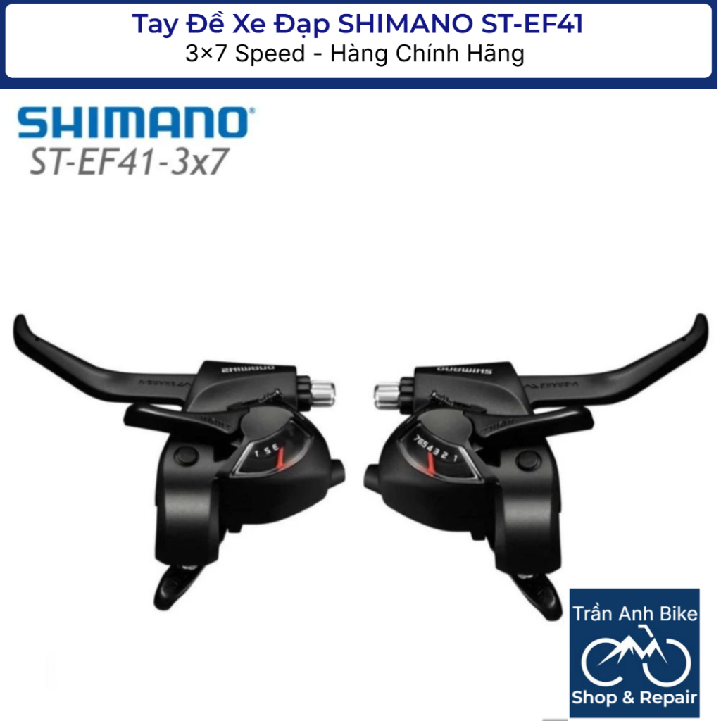 Tay Đề Xe Đạp SHIMANO ST EF41 3x7 Speed - Hàng Chính Hãng Shimano | Shopee Việt Nam