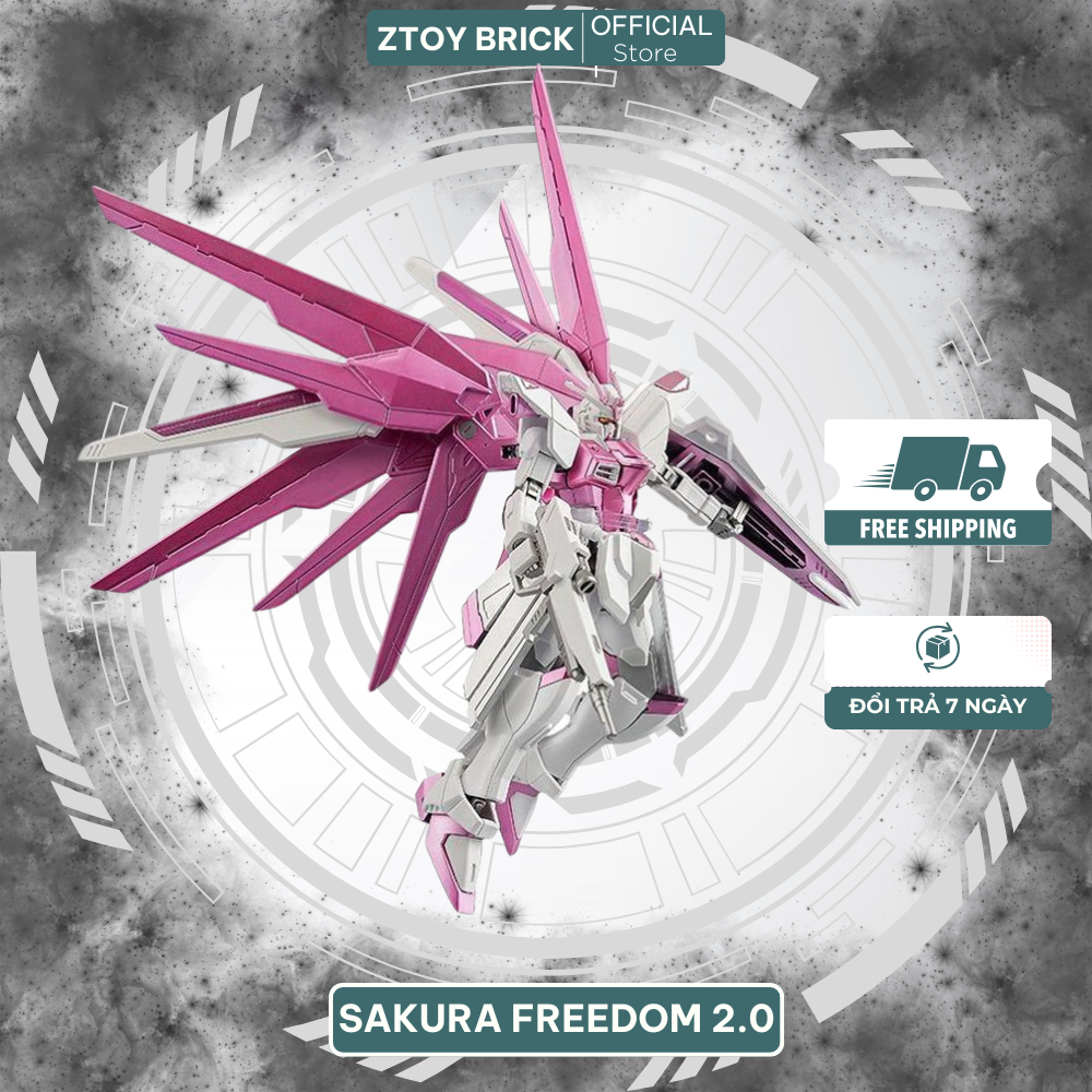 Mô hình lắp ráp Sakura Freedom 2.0 (Tặng kèm bộ effect, base và decal ...
