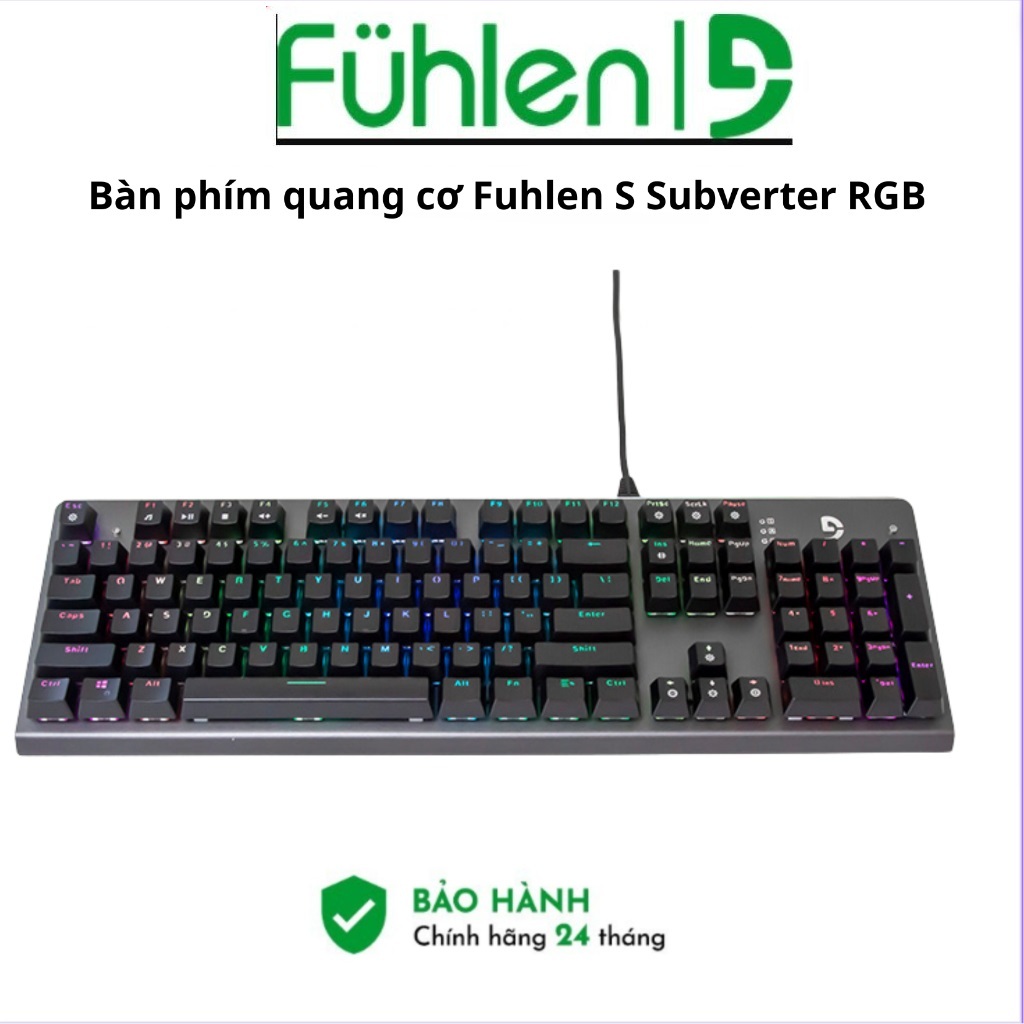 Bàn phím cơ Fuhlen Subverter RGB - Hàng Chính Hãng Ninza Bảo Hành 2 năm ...