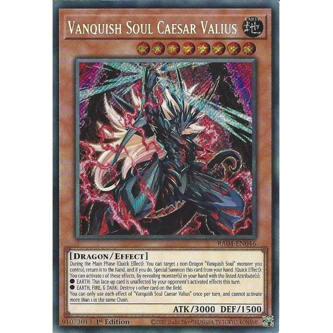 [KW2 Yugioh] [EN-UK] [Nice Art] Thẻ bài RA04-EN046 Vanquish Soul Caesar Valius | Shopee Việt Nam