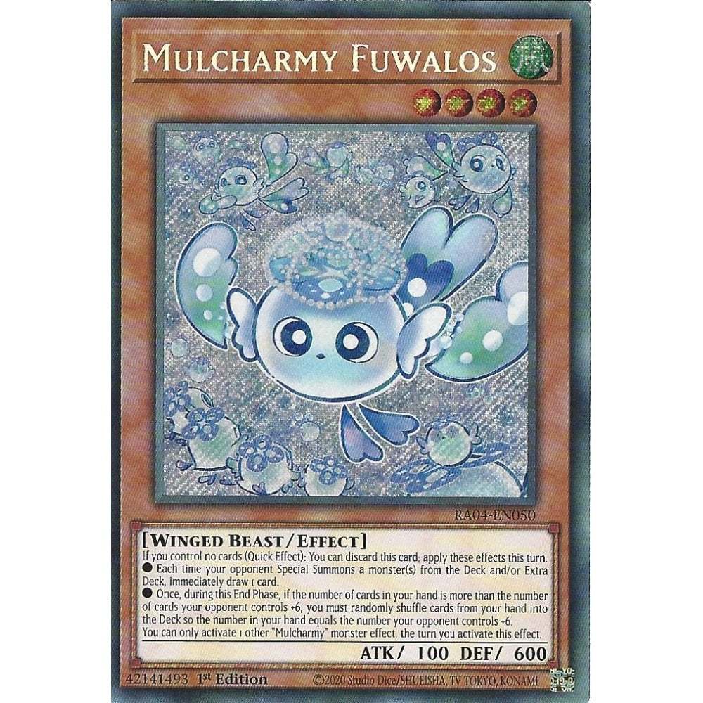 [KW2 Yugioh] [EN-UK] [Nice Art] Thẻ bài RA04-EN050 Mulcharmy Fuwalos | Shopee Việt Nam