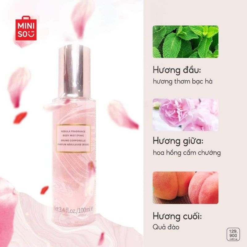 Body mist miniso 100ml | Shopee Việt Nam