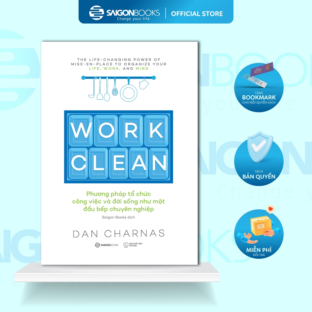 Sách - Work Clean - Dan Charnas | Shopee Việt Nam
