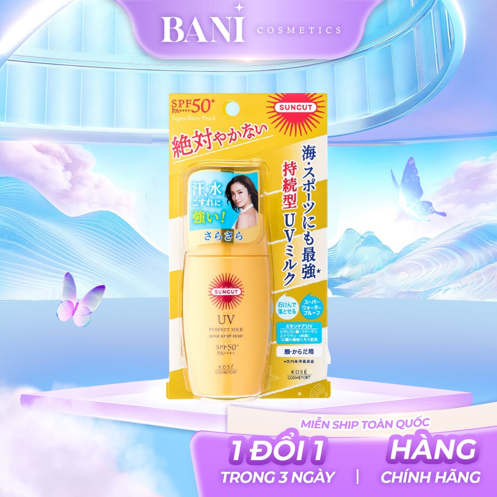 Sữa Chống Nắng Kose Suncut Uv Milk Super Water Proof (60G) | Shopee ...