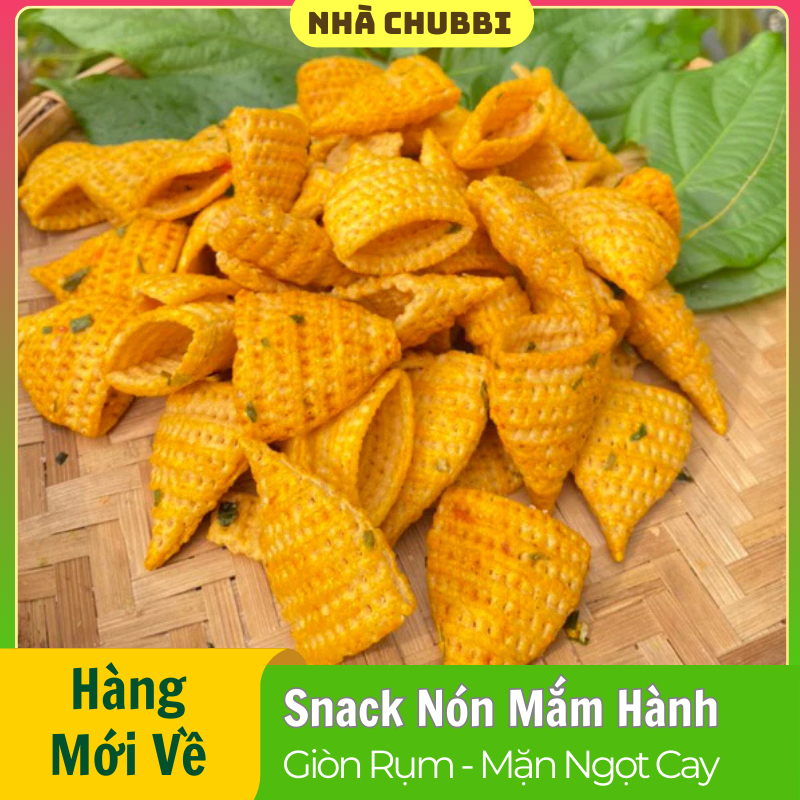 Bánh Snack Chóp Nón, Bánh Tam Giác, Ăn Vặt Tuổi Thơ NHÀ CHUBBI 500G ...
