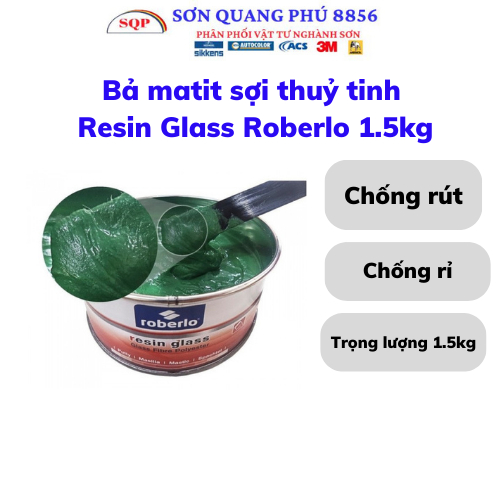 Bột trét, Bột bả, Bả đắp chống rút sợi thuỷ tinh cao cấp ROBERLO TÂY BAN NHA ( Sơn oto xe máy) 1 ...