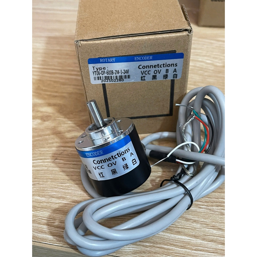 YT06-OP 2M Encoder bộ mã hóa 38S6 Tỷ lệ 50 100 200 360 600 1000 xung, 2 ...