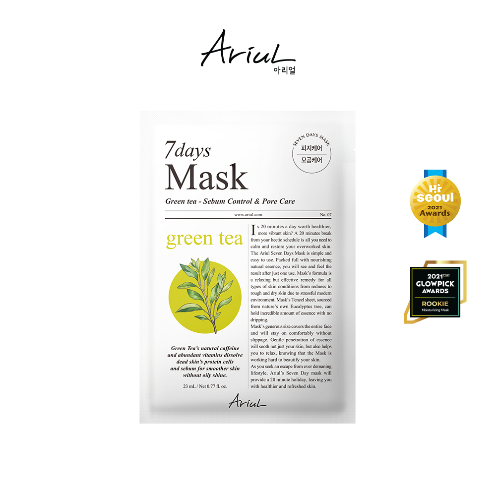 Mặt Nạ Ariul 7days Mask + Green Tea S 23ml | Shopee Việt Nam