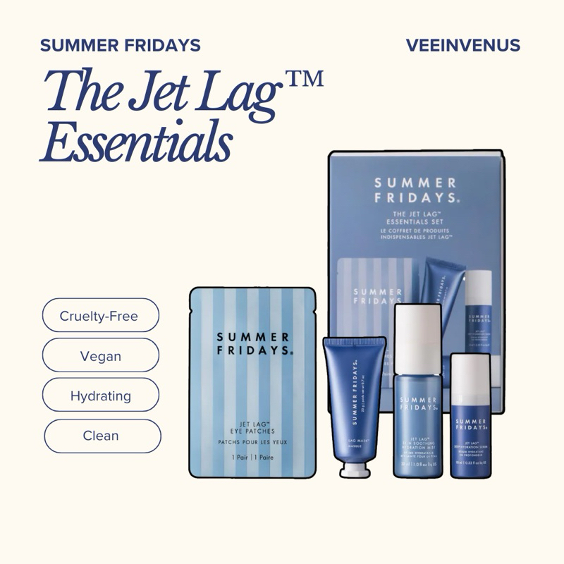 veeinvenus | Set dưỡng da mini Summer Fridays The Jet Lag™ Essentials ...