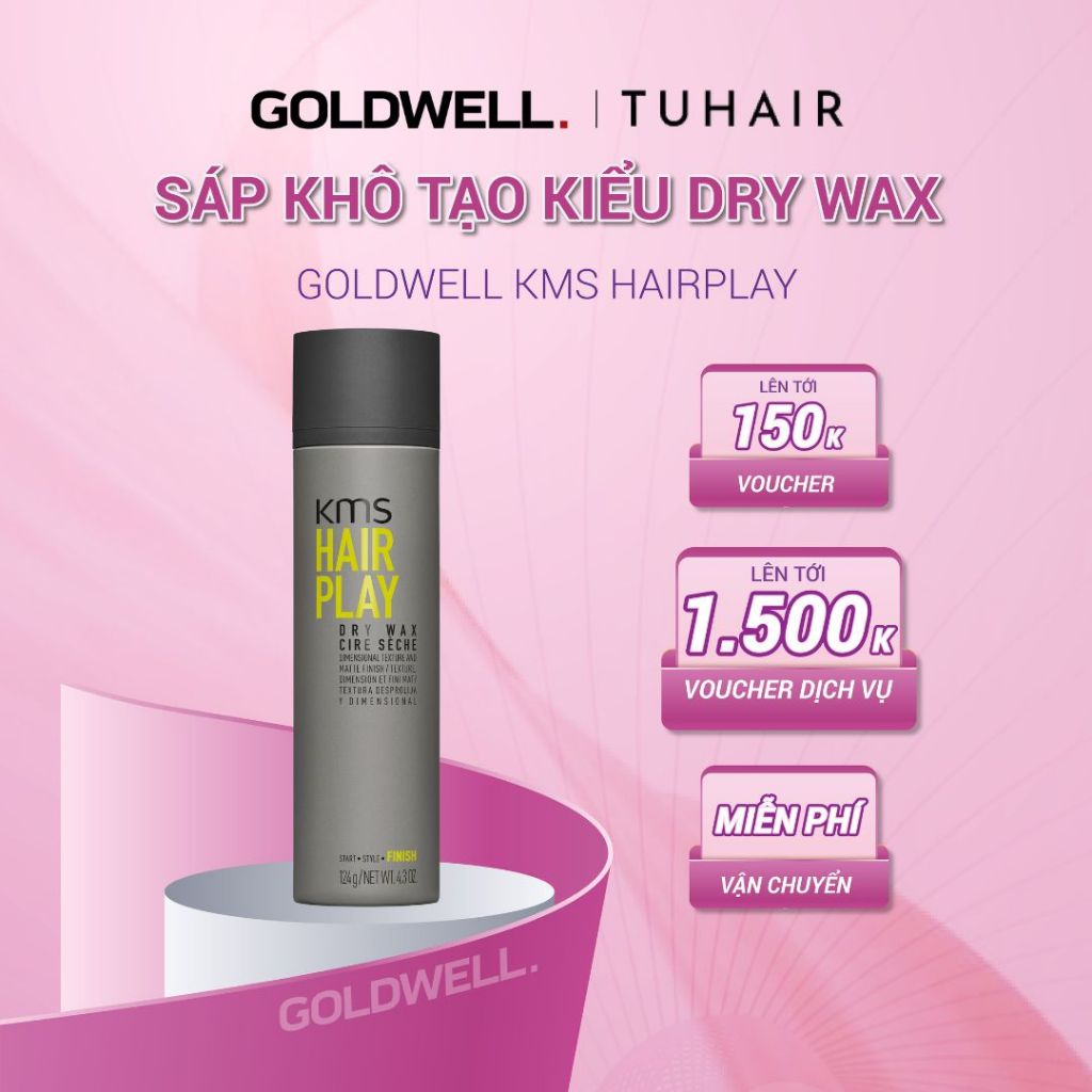 Sáp Khô Dạng Xịt Goldwell KMS Hairplay Dry Wax Giữ Nếp Lâu, Tạo Độ Cứng ...