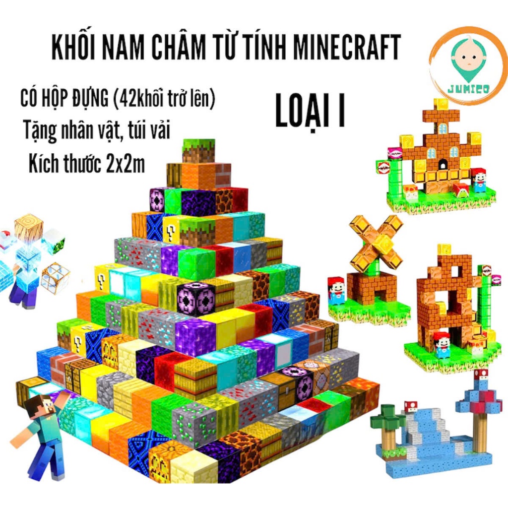 Đồ Chơi Nam Châm Từ Tính Minecraft, Block Minecraft Nam Châm, Đồ Chơi ...