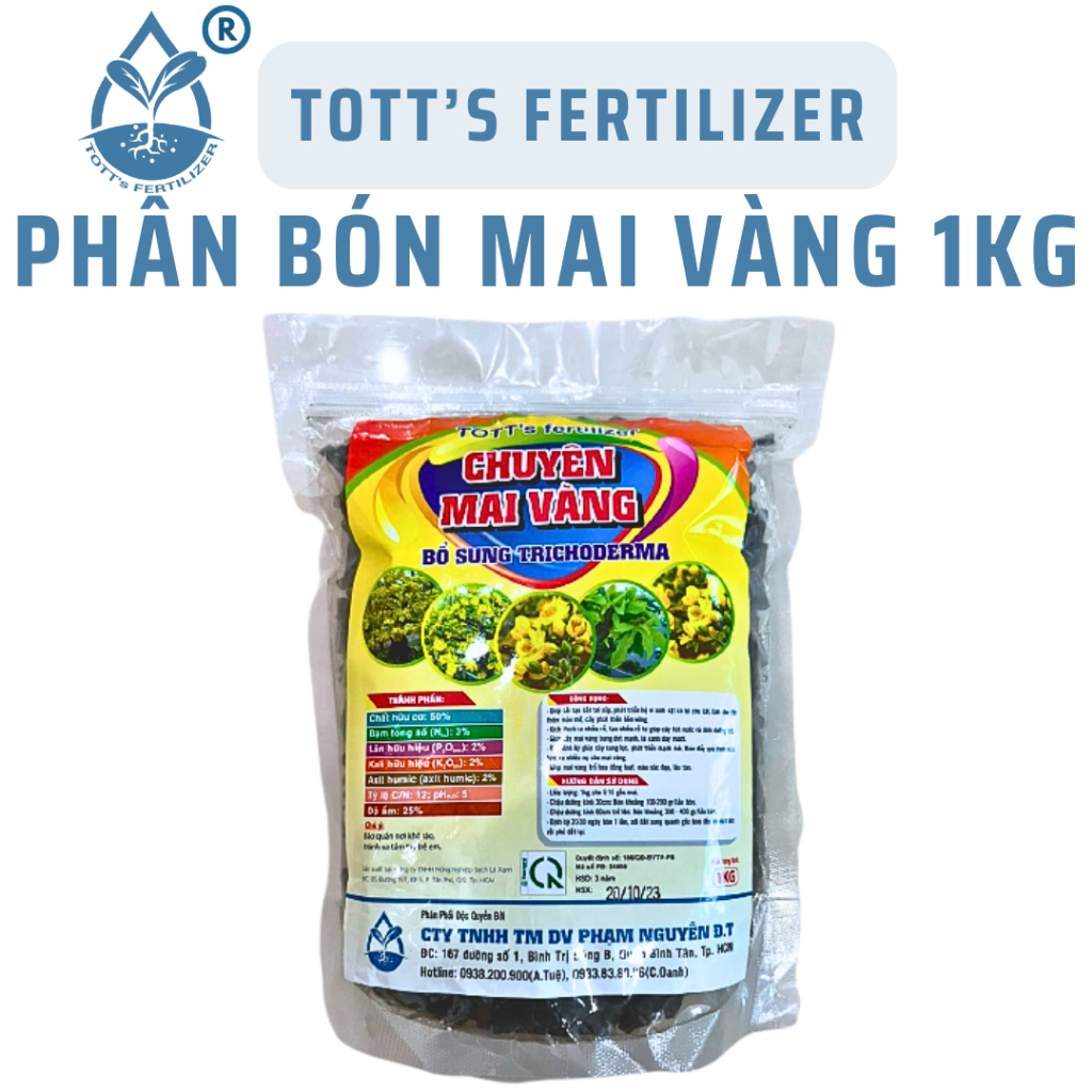 (combo 2 gói) Phân Bón Mai TOTT's Fertilizer, gói 1kg,bổ sung ...