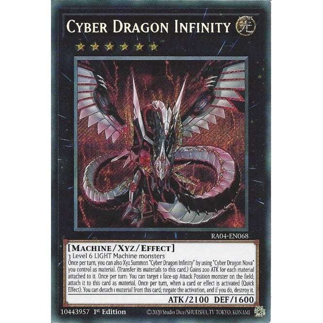 [KW2 Yugioh] [EN-UK] [Nice Art] Thẻ bài RA04-EN068 Cyber Dragon Infinity | Shopee Việt Nam