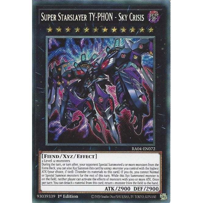 [KW2 Yugioh] [EN-UK] [Nice Art] Thẻ bài RA04-EN072 Super Starslayer TY-PHON – Sky Crisis ...