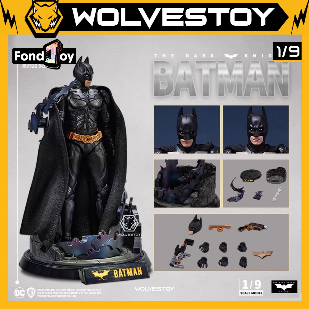 Mô Hình Chính Hãng Fondjoy Toys DC Batman The Dark Knight 1/9 Action ...