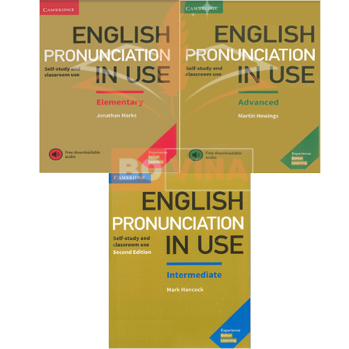 Sách Cambridge Pronunciation in Use: Elementary/ Intermediate/ Advanced ...