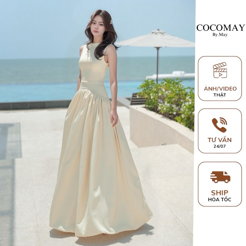 COCOMAY Đầm Parisian Maxi dịu dàng nàng thơ | Shopee Việt Nam