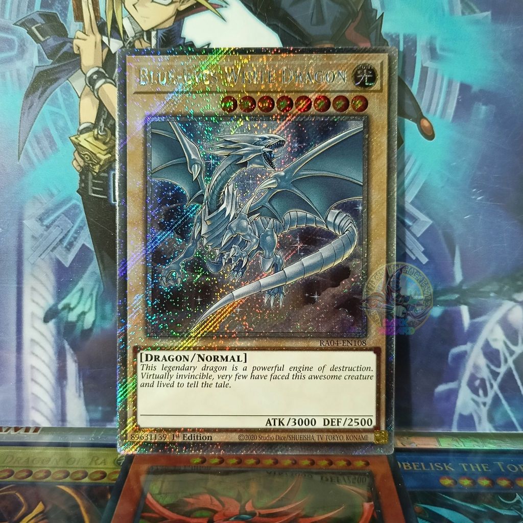 Blue-Eyes White Dragon (8th Art) – RA04-EN108 – Platinum Secret Rare [Thẻ bài Yugioh] | Shopee ...