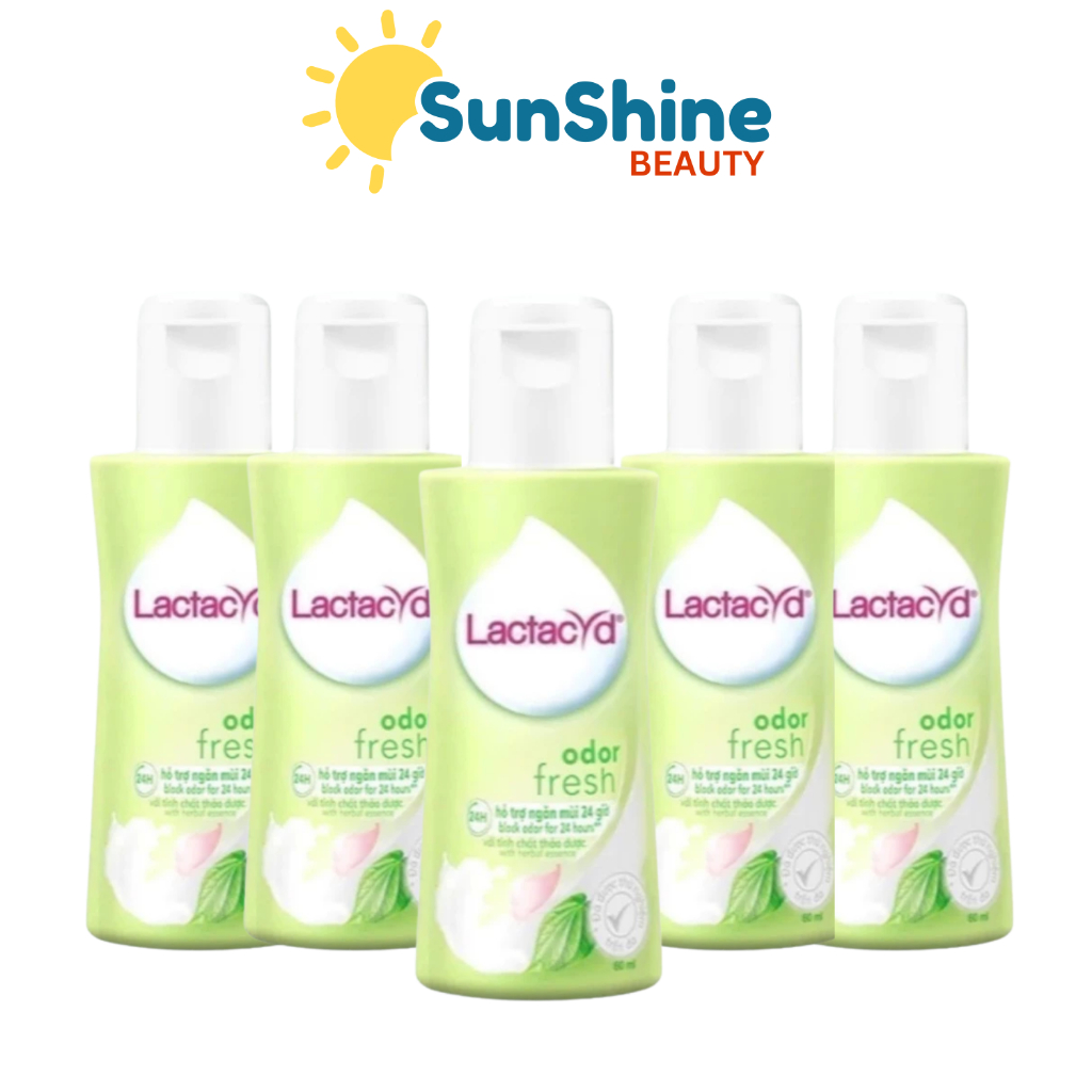 [COMBO] 5 Chai Dung Dịch Vệ Sinh Phụ Nữ Lactacyd Giúp Làm Sạch 60ml ...