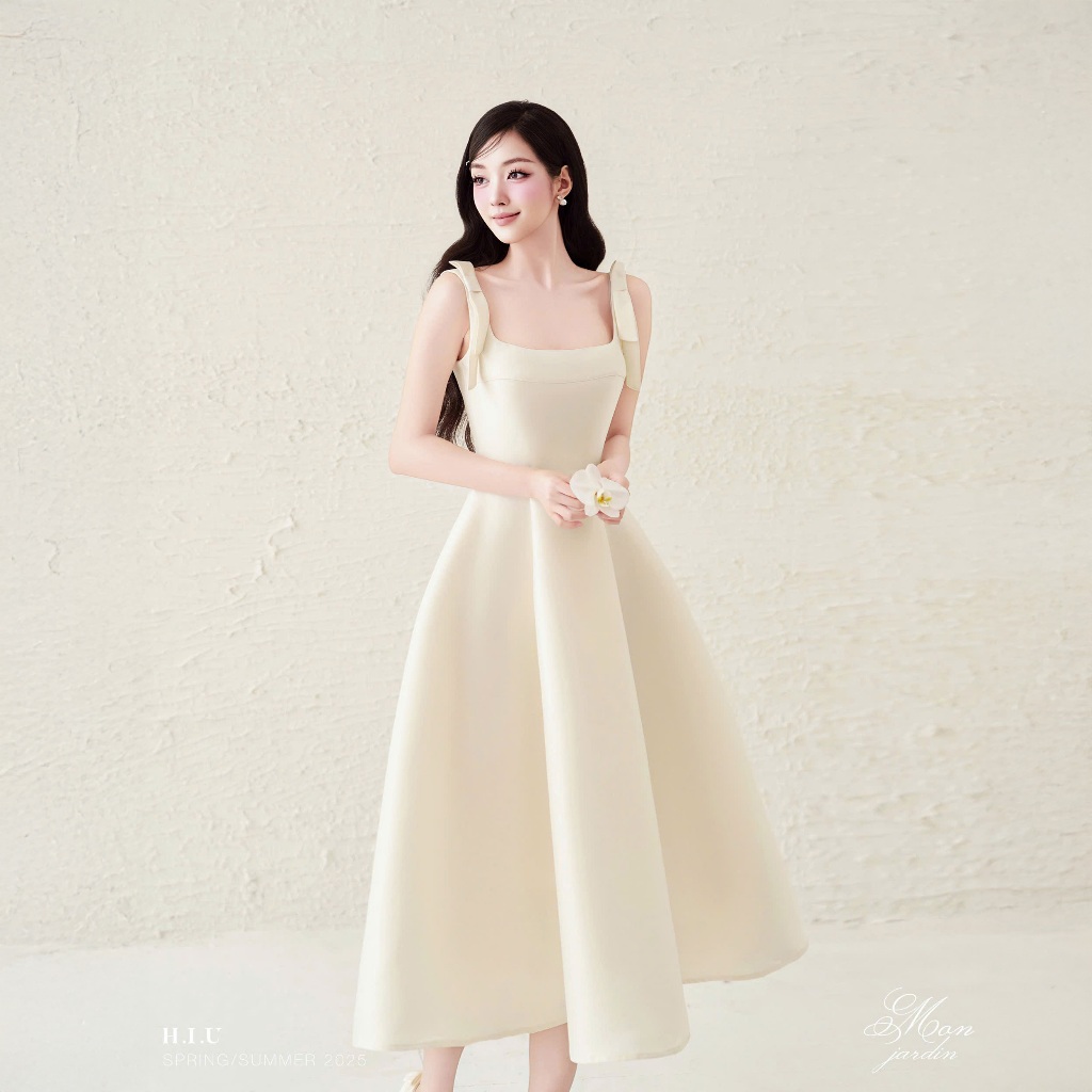 Kami Dress | Váy tiệc nữ thiết kế cup taffta hàn cao cấp đầm dáng dài ...