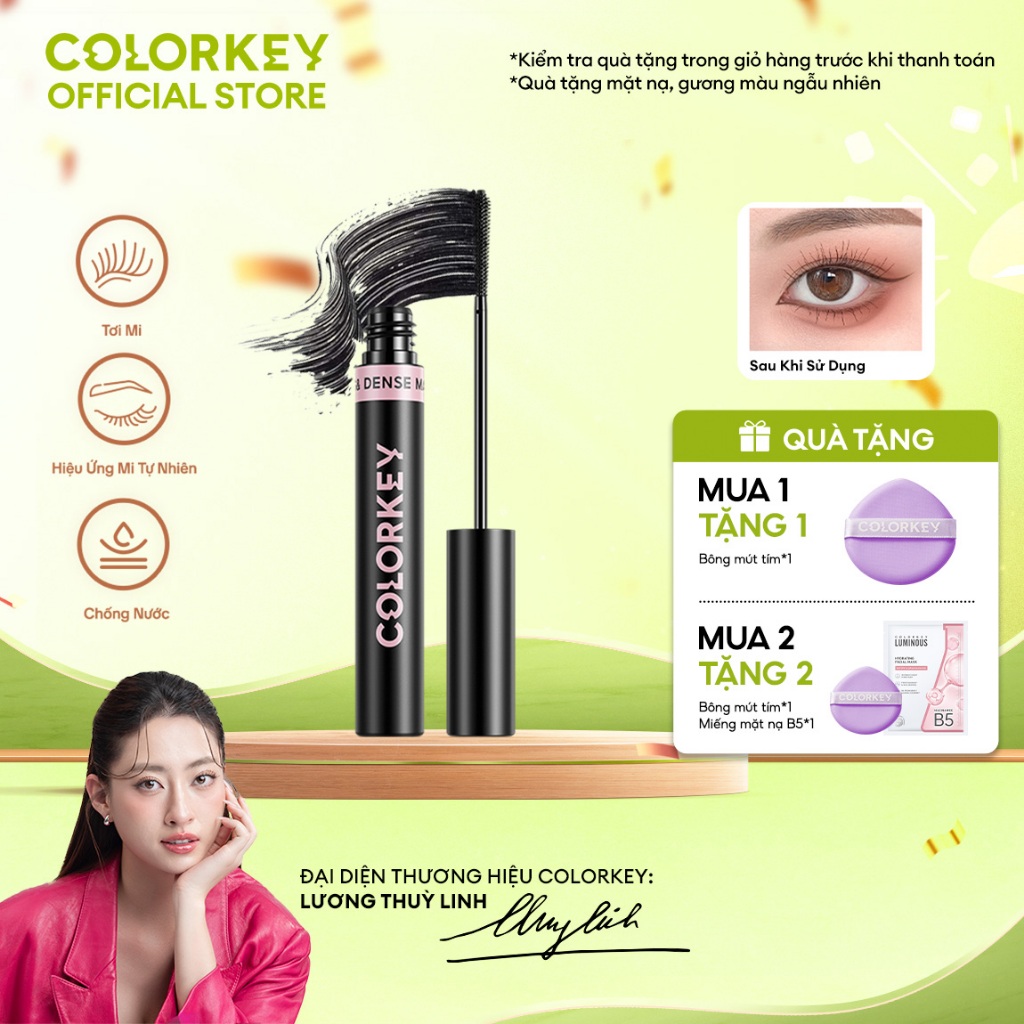 Mascara COLORKEY Hỗ Trợ Giúp Mi Dài Và Tơi, Tạo Cảm Giác Tự Nhiên ...