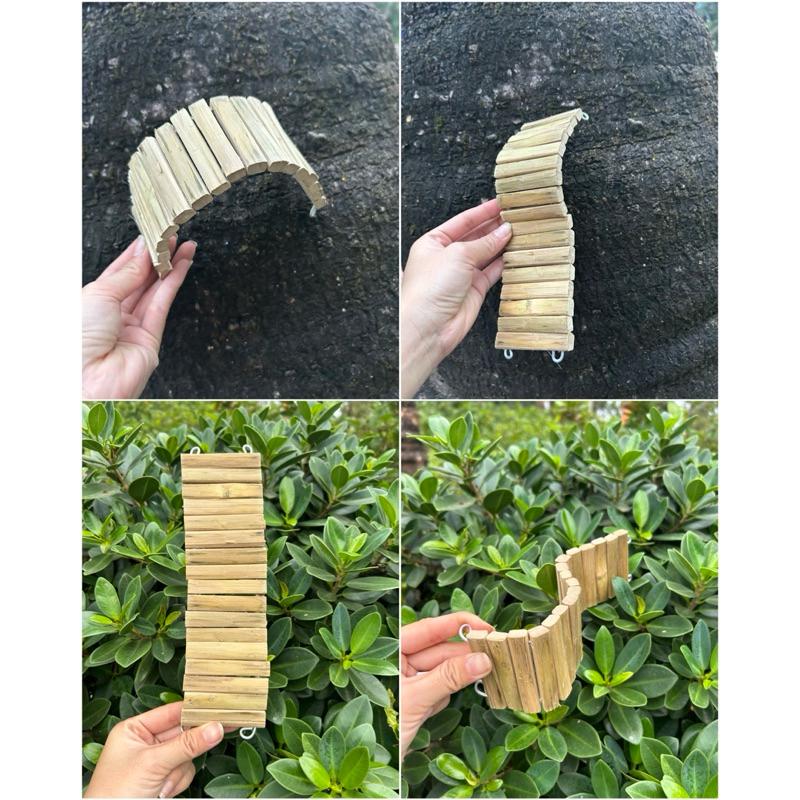 Thang tre có thể uốn cong , vách ngăn cho chuột, bọ, hamter chim cảnh ...