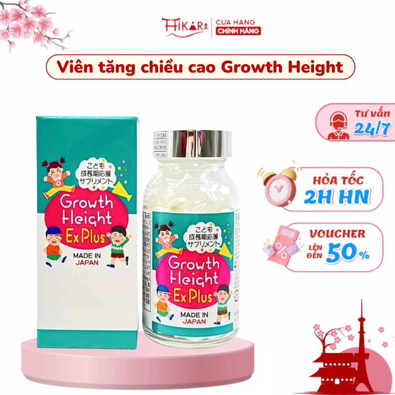 Viên Uống Growth Height Ex Plus Tăng Chiều Cao Nhật Bản, hỗ trợ tăng ...