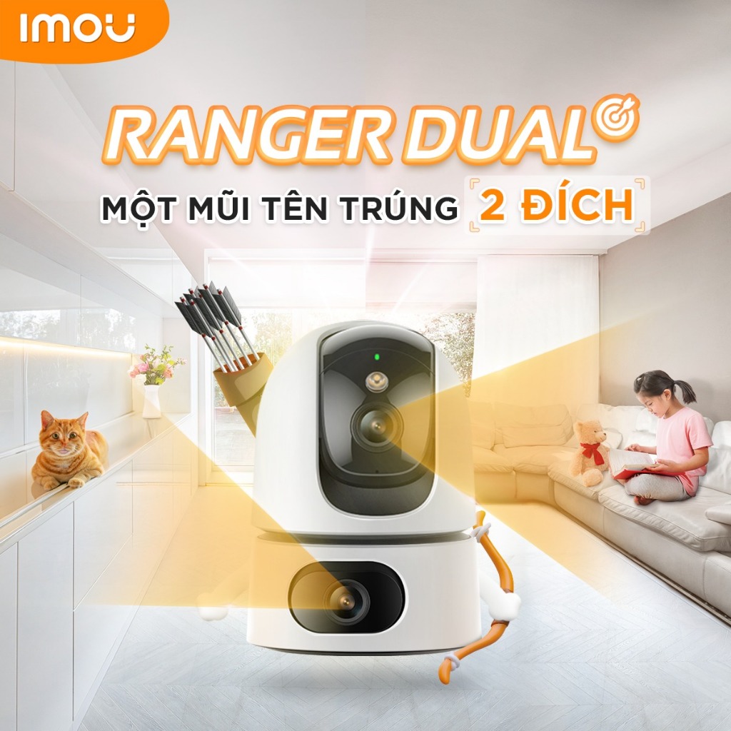 Camera Wifi iMOU 2 mắt Ranger Dual 6MP/10MP IPC-S2XP-6M0WED/10M0WED 2 ...