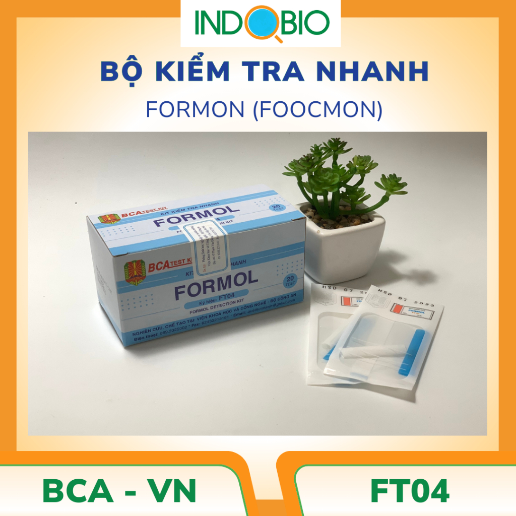[HÀNG CÓ SẴN] KIT KIỂM TRA NHANH FORMOL (FOOCMON) TRONG THỰC PHẨM FT04 ...