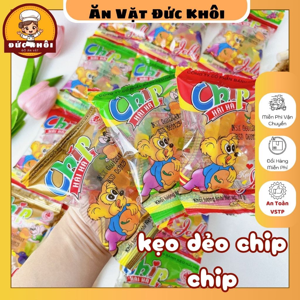 Gói ChipChip Jelly Hải Hà trái cây hỗn hợp, đồ ăn vặt tuổi thơ cổng trường (gói 16g) | Shopee ...