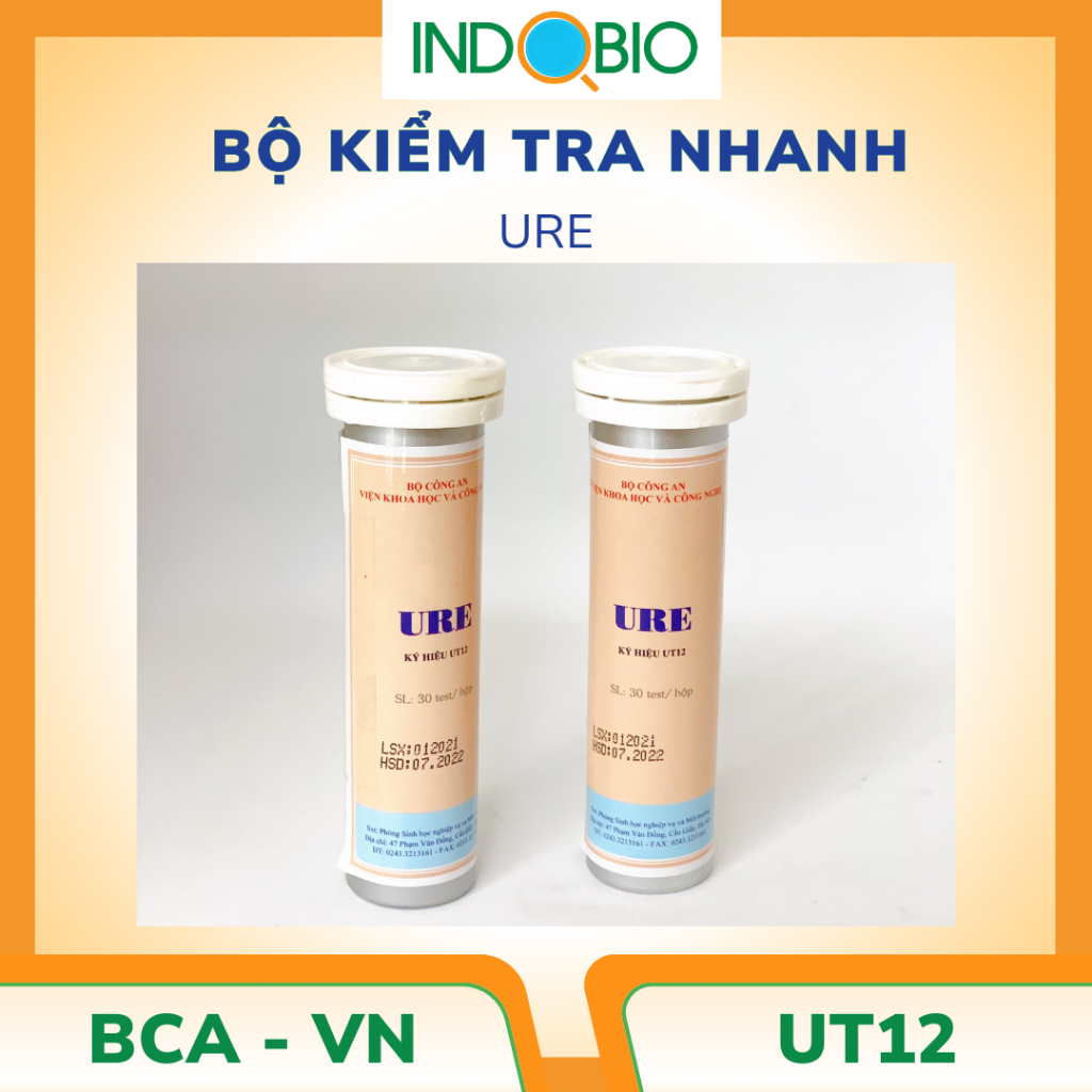 [HÀNG CÓ SẴN] BỘ KIT TEST URE TRONG THỰC PHẨM UT12 BCA-VIỆT NAM [KÈM ...