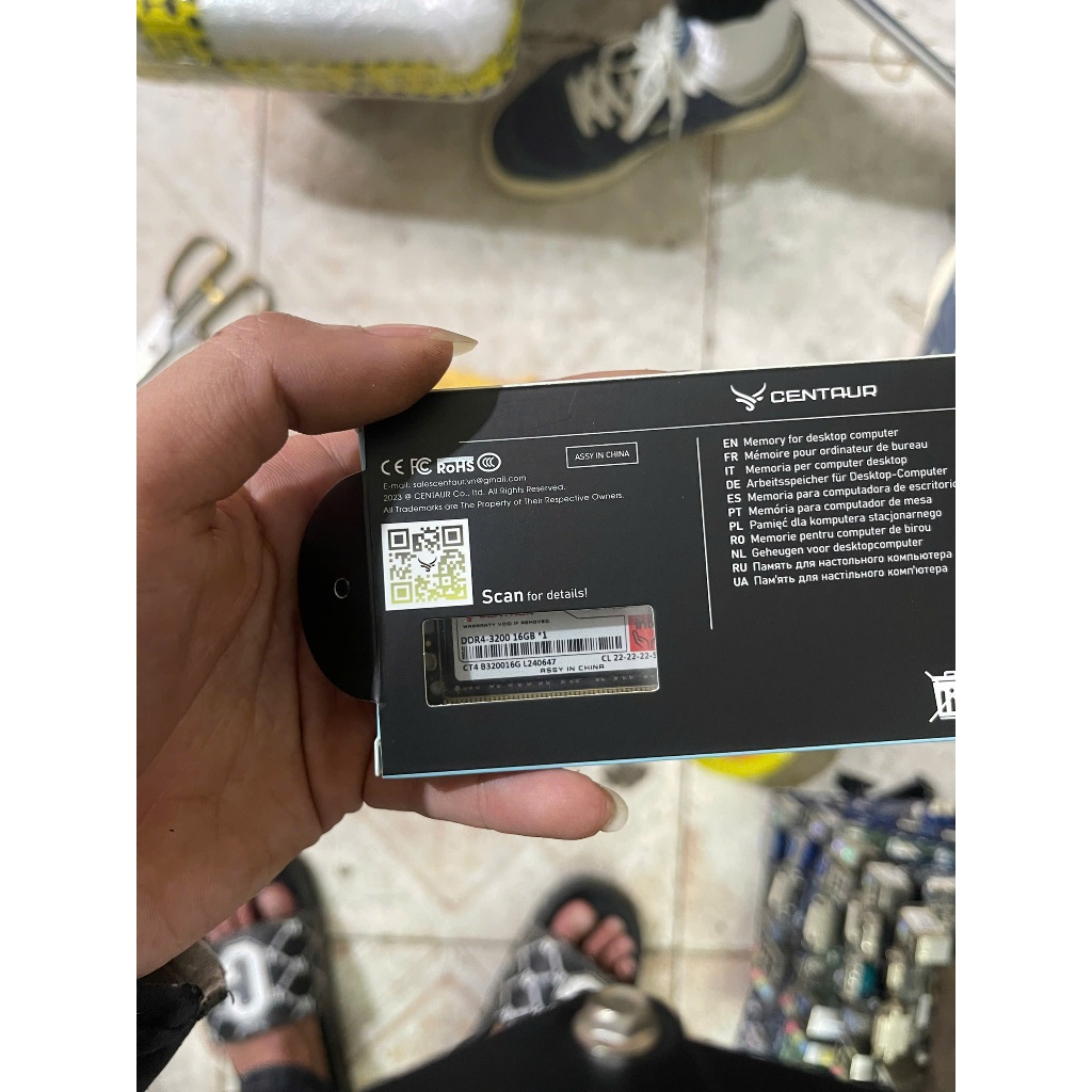 RAM CENTAUR MONSTER PRO R-CT23 16GB 3200mhz (1X16GB) BLACK - bảo hành 3 năm | Shopee Việt Nam