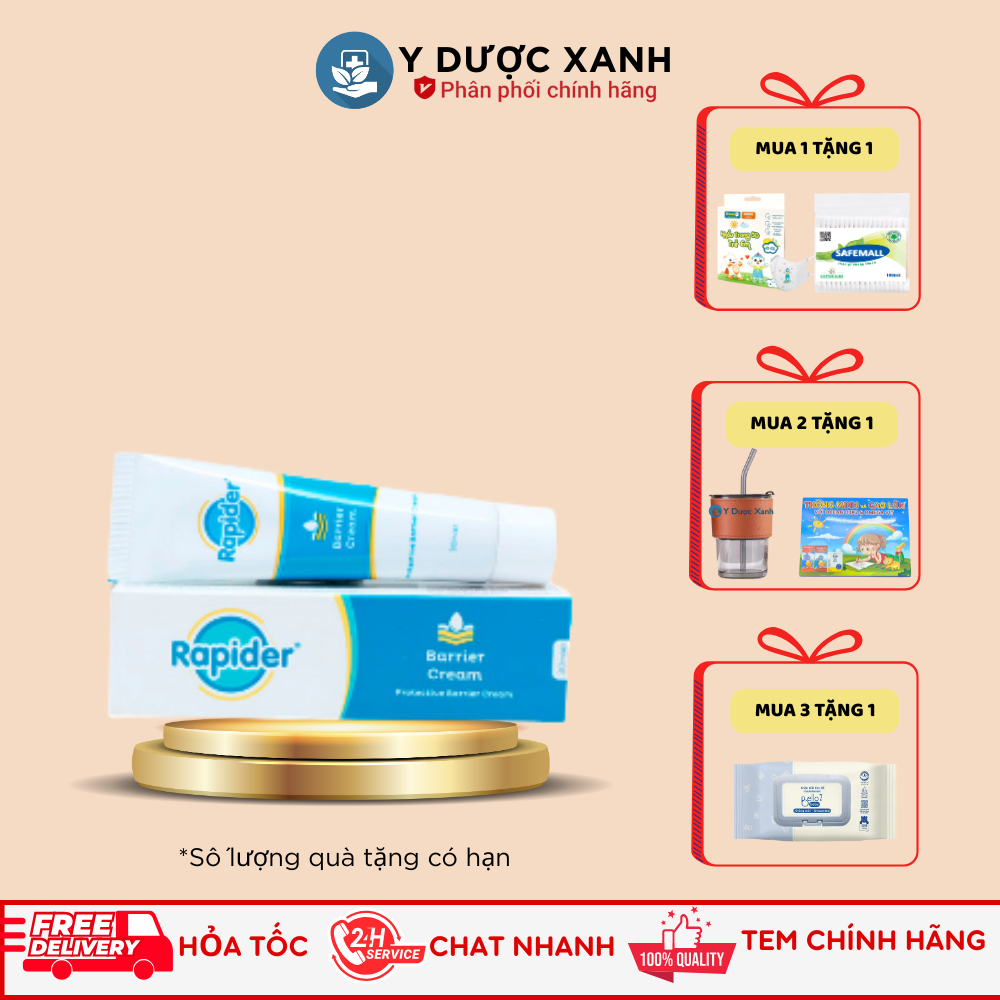 Mua [Chính Hãng] RAPIDER BARRIER CREAM 30ml, Kem bôi da dưỡng ẩm - Y ...