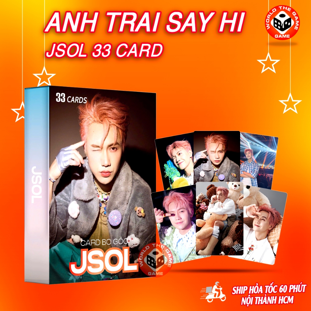 Ảnh JSOL Anh Trai Say Hi 33 Tấm Ảnh Có Chữ Ký - Card Anh Trai Say Hi ...