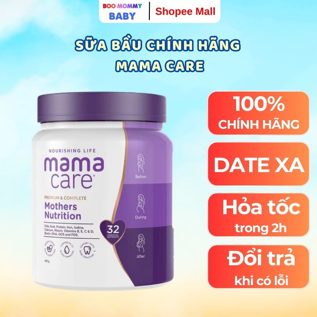 Sữa Bột Dinh Dưỡng Cho Bà Bầu Mama Care Mothers Nutrition - Hộp 480gr ...