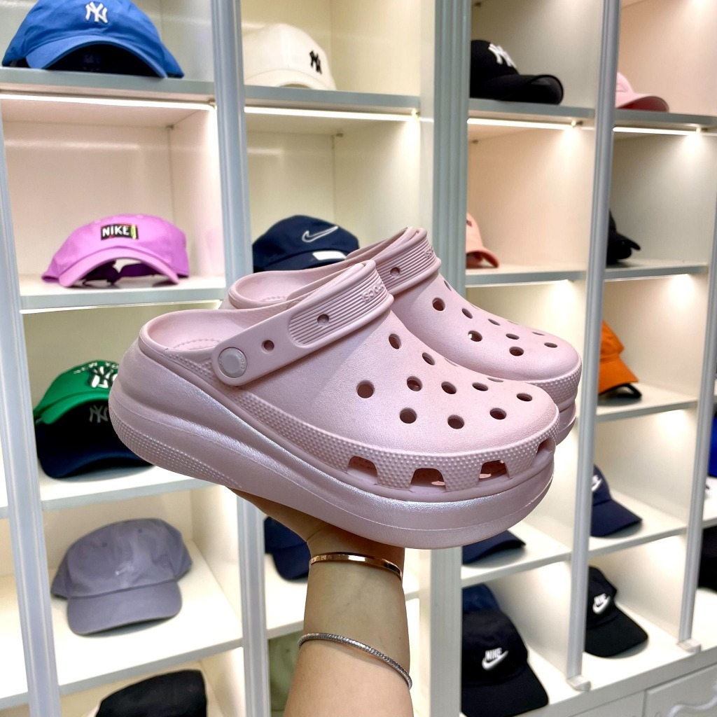[CHÍNH HÃNG] Giày CLOG CROCS CRUSH - QUARTZ *ĐẾ CAO* - HỒNG - CODE ...