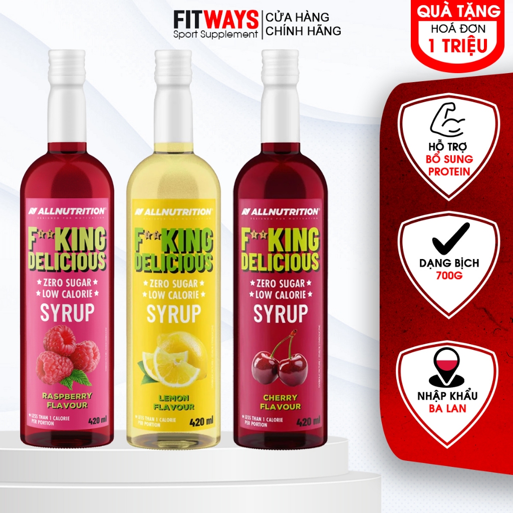 Siro Không Calo, Không Đường Fitking Delicious Syrup Zero ...