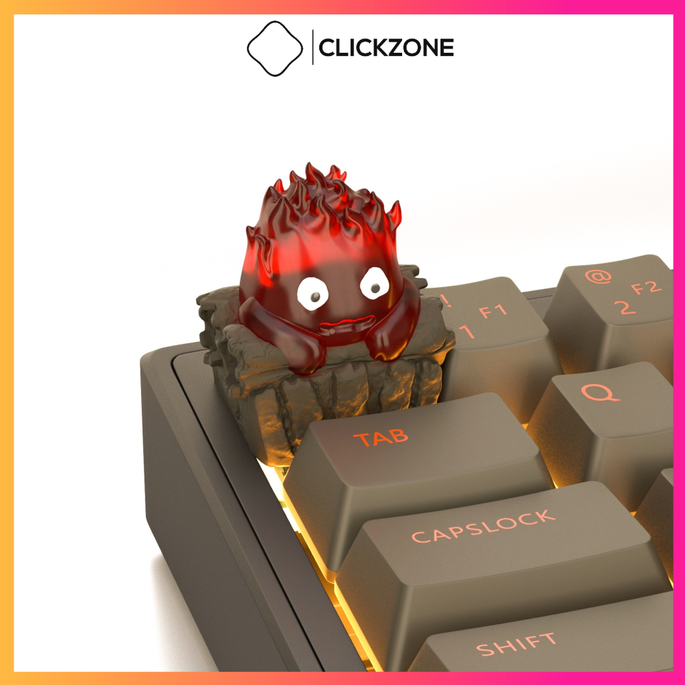 Keycap Artisan Calcifer - Howl's Moving Castle - Lâu Đài Di Động Của ...