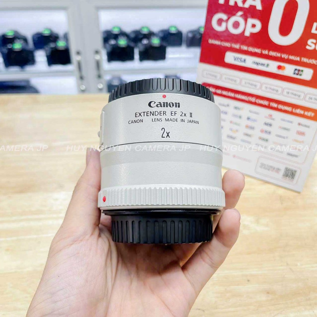 Canon Extender 2X II ĐẸP 99% FULL BOX . NHÂN ĐÔI TIÊU CỰ ỐNG KÍNH GIỮ ...