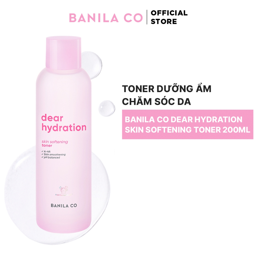 [Hàng Mới Về] Toner Dưỡng Ẩm Làm Dịu Da, Chăm Sóc Da Banila Co Dear Hydration Skin Softening ...