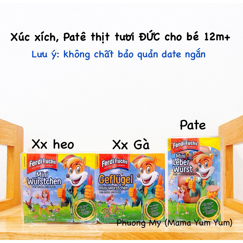 Date 25/11/2025 (Date cập nhật theo chuyến) Xúc xích thịt tươi Ferdi ...