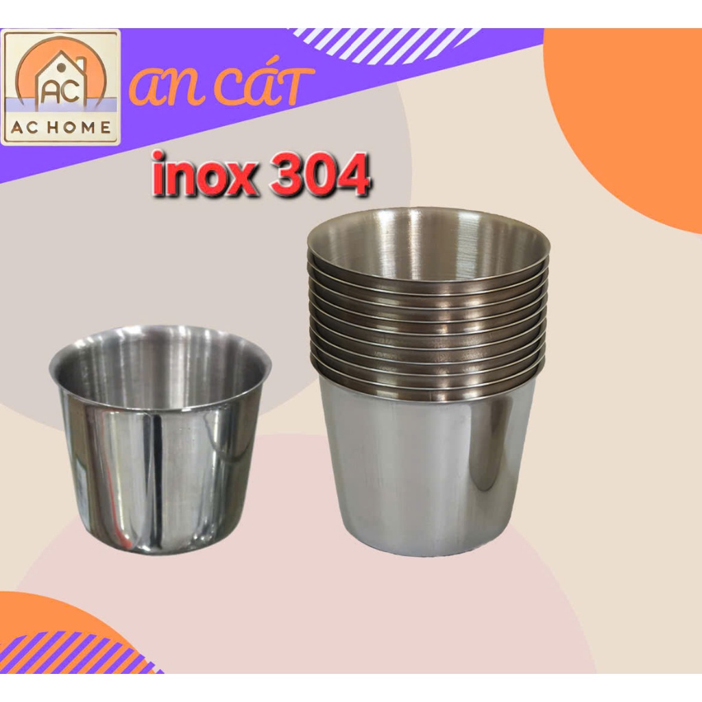 Ly Inox 304 Làm Đá, Bánh – Cốc Làm Đá Không Gỉ, Dày Dặn, Giữ Lạnh Lâu ...