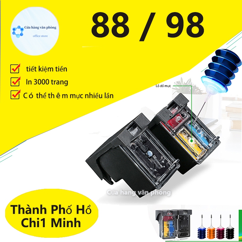 Dành cho hộp mực Canon PG 88 88S CL 98 98S Dành cho Canon PIXMA E500 E510 E600 E610 | Shopee ...