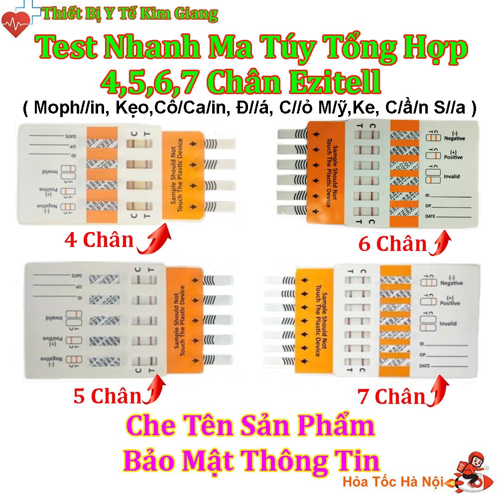 Que Test Mai Thúy Tổng Hợp 4,5,6,7 Chân Ezitell Chính Hãng | Shopee ...
