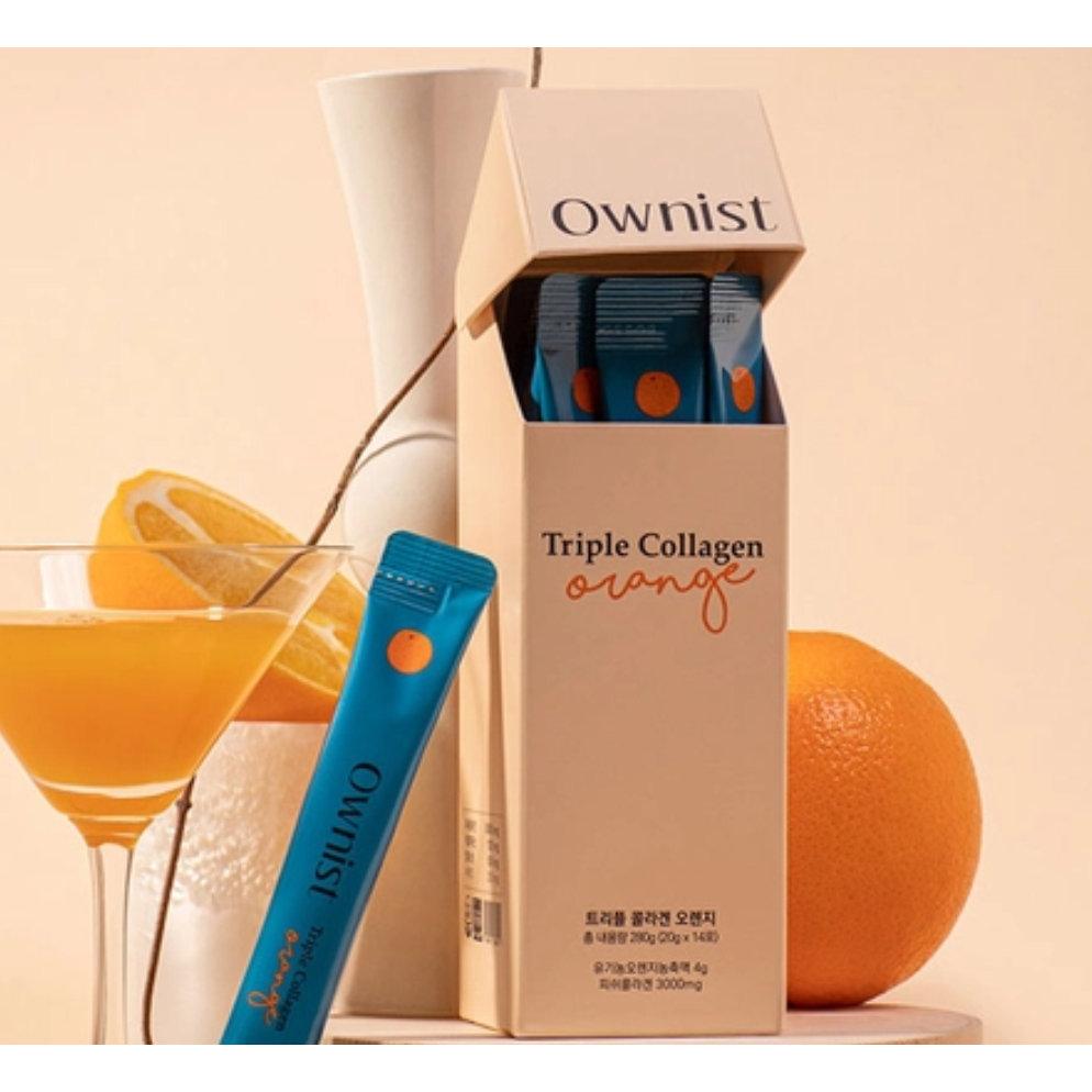 OWNIST Triple Collagen Orange Gói lỏng On-The-Go - Peptides | Shopee ...