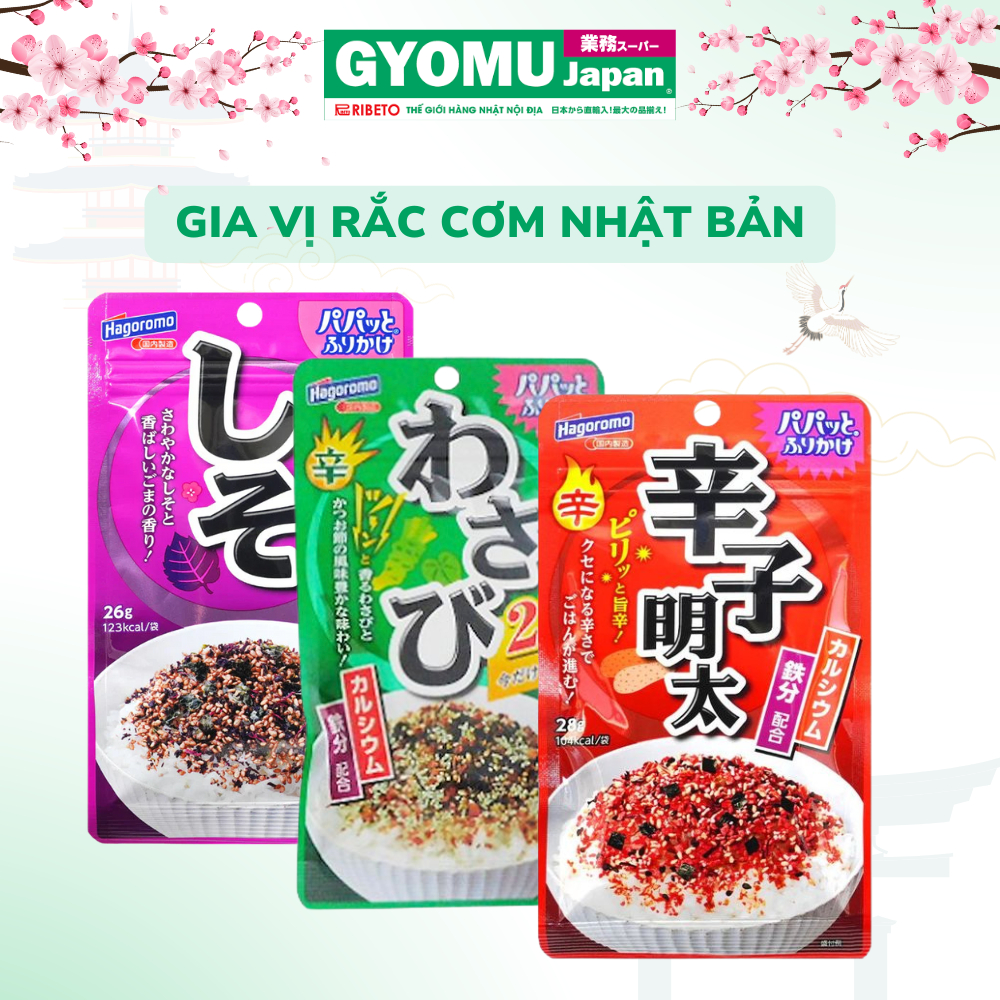 Gia vị rắc cơm cho bé Hagoromo, Papatto 23g -30g - Nội địa Nhật Bản ...