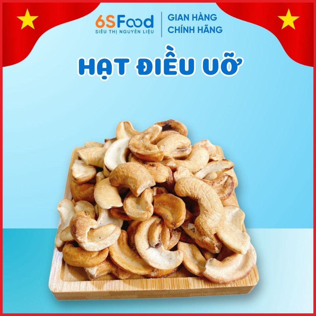 Hạt Điều Vỡ Rang Muối 100-500gr, Hạt Điều Bình Phước thơm bùi ngon vừa ...